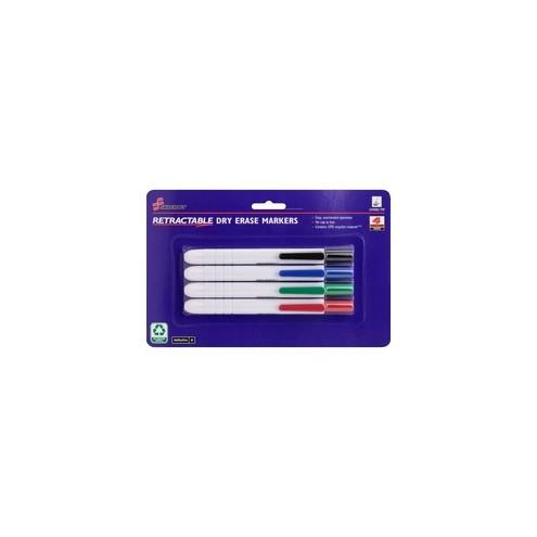 SKILCRAFT Dry Erase Marker - Chisel Marker Point Style - Retractable ...